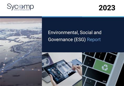 Sycomp On Linkedin Sycomp Recaps Esg Progress In 2023 Report And Sets New Sustainability