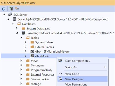 Teil 4 Arbeiten Mit Einer Datenbank Microsoft Learn