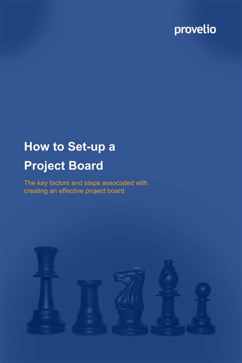 Project Board How To Setup A Project Board Provelio