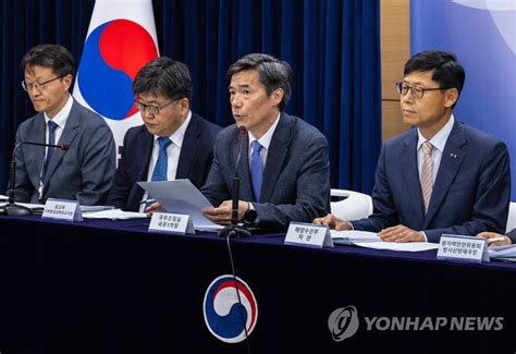 계속되는 후쿠시마 오염수 방류 관련 정부 대응 브리핑 연합뉴스