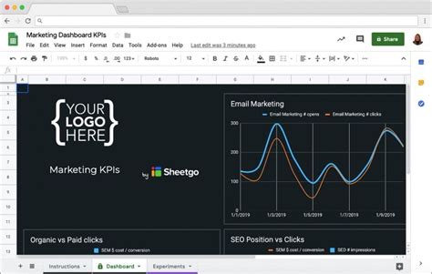 Marketing KPI Template In Google Sheets Blog Sheetgo