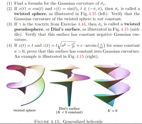 Solvedfind Formula For The Gaussian Curvature Of 0c If Xt Cost