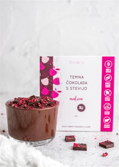 Tamna čokolada Sa Stevijom Malina Malincahr