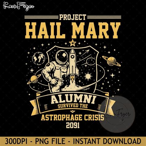 Buy Project Hail Mary Alumni Png Astrophage Crisis 2091 Sci Fi