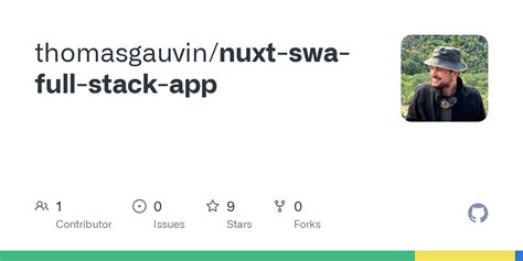 Github Thomasgauvinnuxt Swa Full Stack App
