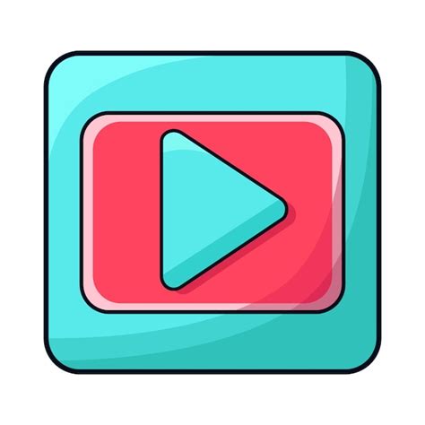 Play Button Premium Vector