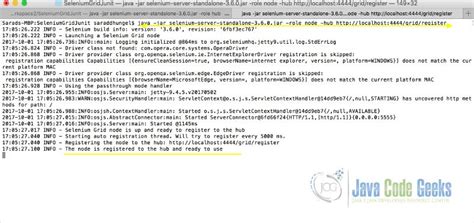 Junit Selenium Grid Example Java Code Geeks