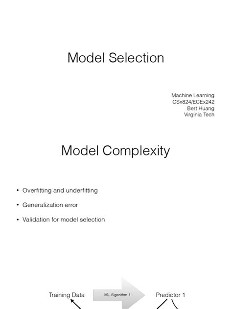 13 Model Selection Pdf