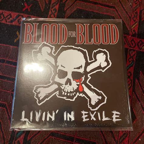 Blood For Blood Livin In Exile カラー Lp メルカリ