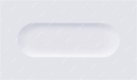 웹 디자인 응용 프로그램 ui 등을 위한 흰색 뉴모피즘 소프트 ui 디자인 빈 단추 벡터 프리미엄 벡터