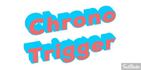 Chrono Trigger Videogame Animated GIF Logo Designs