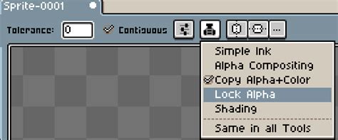 Replace Opacity Option For Fill Tool And All Tools Features
