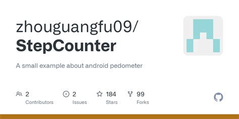 Github Zhouguangfu09stepcounter A Small Example About Android Pedometer