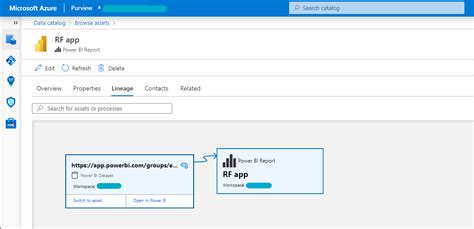 How To Show Lineage From Power Bi Report In Azure Purview To Azure Sql