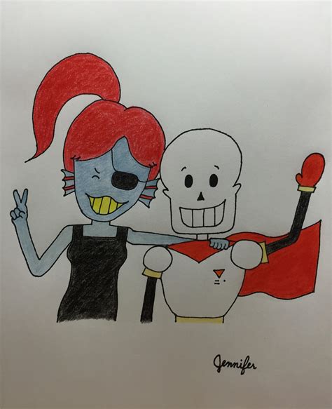 Papyrus And Undyne By Beatlelover On Deviantart