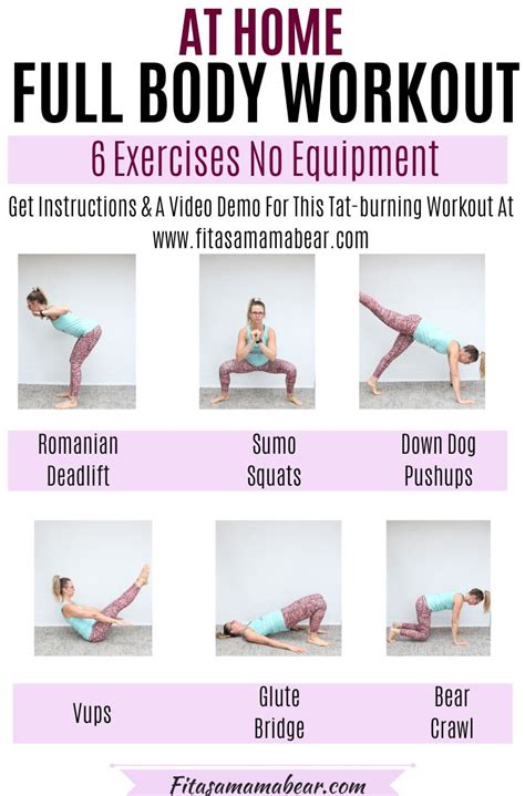 Best At Home Full Body Workout Without Equipment At Isabel Pam Blog