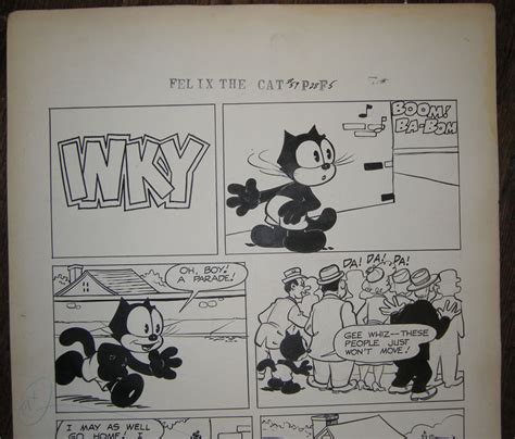 Original Art By Otto Messmer And Joe Oriolo 1954 Felix The Cat 59 Toby