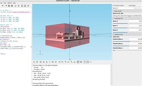 3d Part Design With Openscad 114 Centering An Stl File