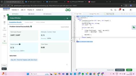 Dsa Codingjourney Geeksforgeeks C Problemsolving Hashing 100daysofcode Ekta Joshi