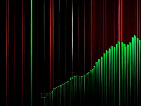 Premium Photo A Graph Line Going Up From Left To Right Left Part Of