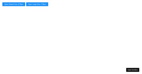 预设宽度 ant design vue 3 2 20 Codesandbox