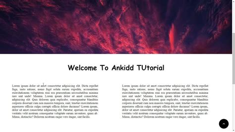 Vanilla Js Scrollingeffect Backtotop Youtube