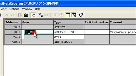 Simatic Step 7 300 400 Network Part 2 Sender Programing Youtube