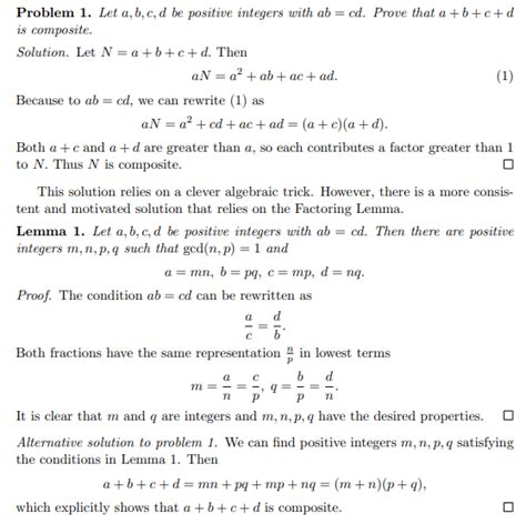 Elementary Number Theory Prove {a 2 Ac C 2 B 2 Bd D 2} And A B C D Implies Ab Cd