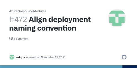align deployment naming convention · issue 472 · azure resourcemodules