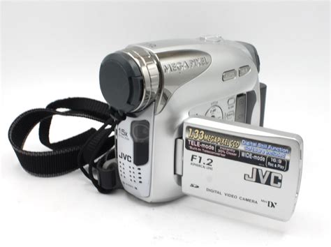 Vintage Jvc Camcorder Mini Video Camera Recorder Color Lcd Screen Micro Cassette Vhs Player F1 2