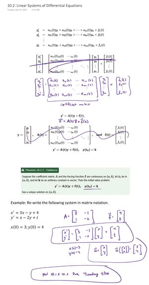 21 Linear First Order Equations Definition A First Order