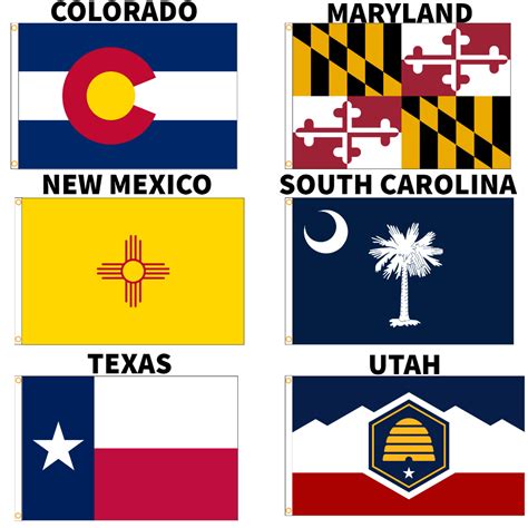 Us State Flag Templates 367 Thousand Us State Flag Royalty Free