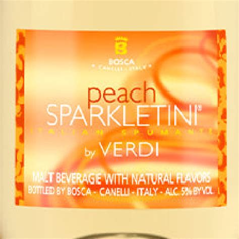 Verdi Peach Sparkletini
