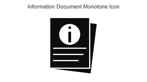 Information Document Monotone Icon In Powerpoint Pptx Png And Editable Eps Format Ppt Powerpoint