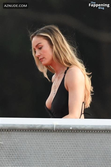 Brie Larson Flaunts Sexy Cleavage At Fast X Premiere In Rome Aznude