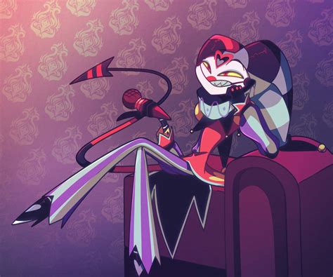 Download Animated Jester With Microphone Wallpaper
