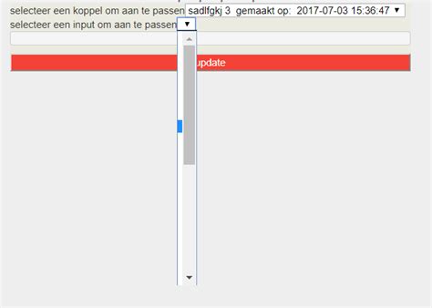 Php Populate Dropdown Menu On Sql Columns Stack Overflow