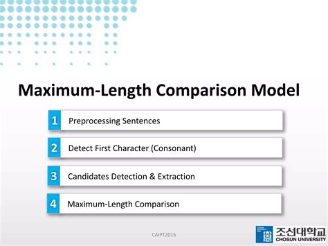 maximum length comparison method of automatic word segmentation for