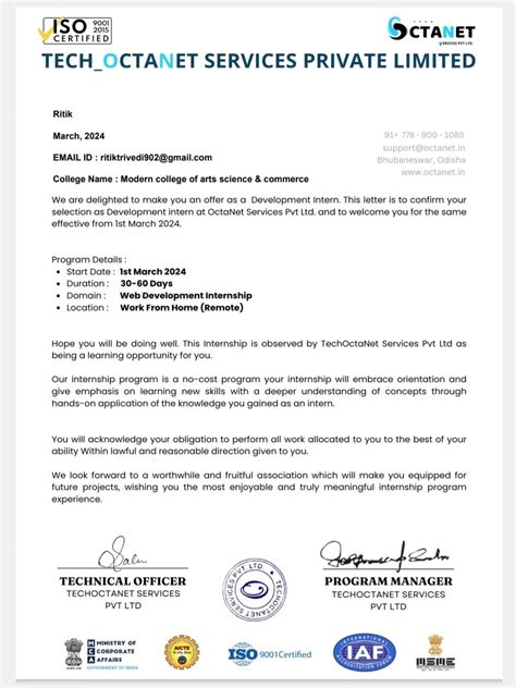 ritik trivedi on linkedin internshipjourney learningandgrowing excitedtobegin octanet