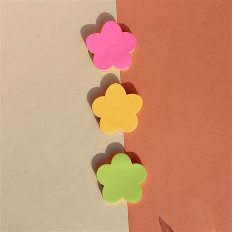 Flower Shape Sticky Notes Thestationerycompany Pk