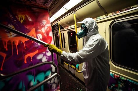 Premium Ai Image Transforming City Walls Generative Ai