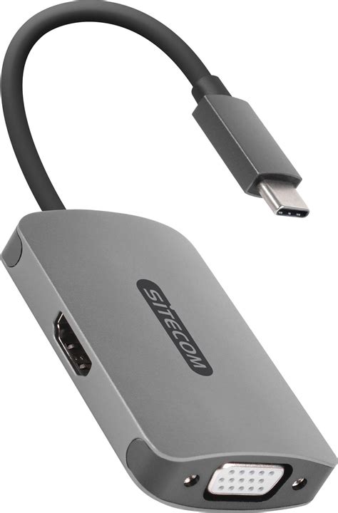 Sitecom USB C zu HDMI VGA Adapteris modelis 001909710000 žema kaina Varle lt