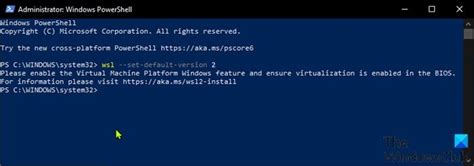 How To Set Linux Distribution Version To WSL1 Or WSL2 In Windows