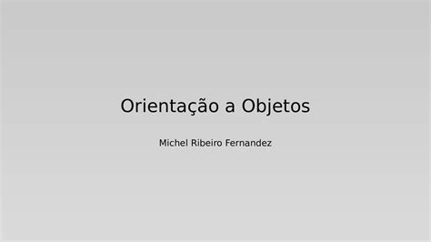 Orientação A Objetos Speaker Deck