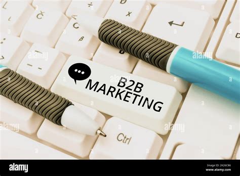 Conceptual Caption B2b Marketing Business Approach Isometric Commerce