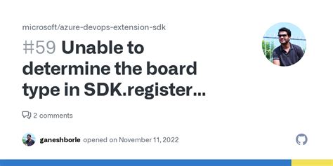 Unable To Determine The Board Type In SDK Register Instance Context
