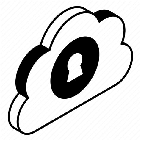 Cloud Protection Security Secure Network Safety Encrypted Icon