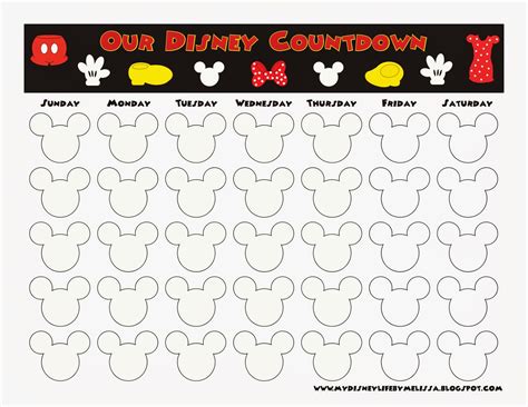 Printable Disney Countdown Calendar Printable Word Searches