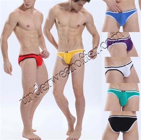 Cotton Mens Sexy Penis Pouch Briefs Underwear Briefs Bottoms Mu