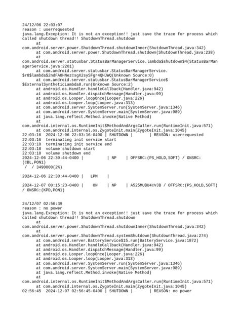 Poweroffresetreasonbackup Pdf Java Programming Language